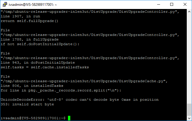 Unable To Upgrade Ubuntu IVS Wiki